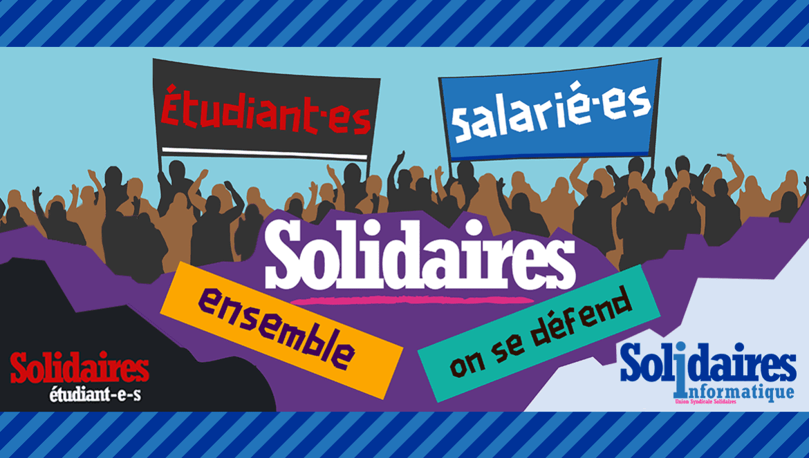 Solidaires Informatique – Ne restez pas isolé, syndiquez-vous